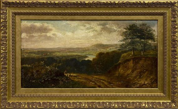 Frederick Hines | A PAIR OF COUNTRY SCENES IN THE WYE VALLEY BY ...