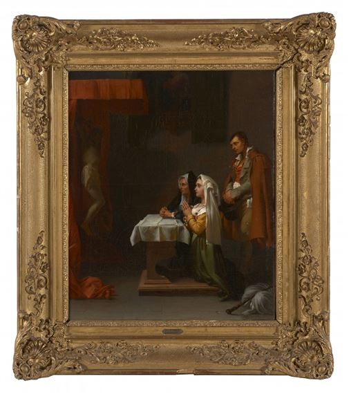 Jean-Léonard Lugardon | La prière (1837) | MutualArt