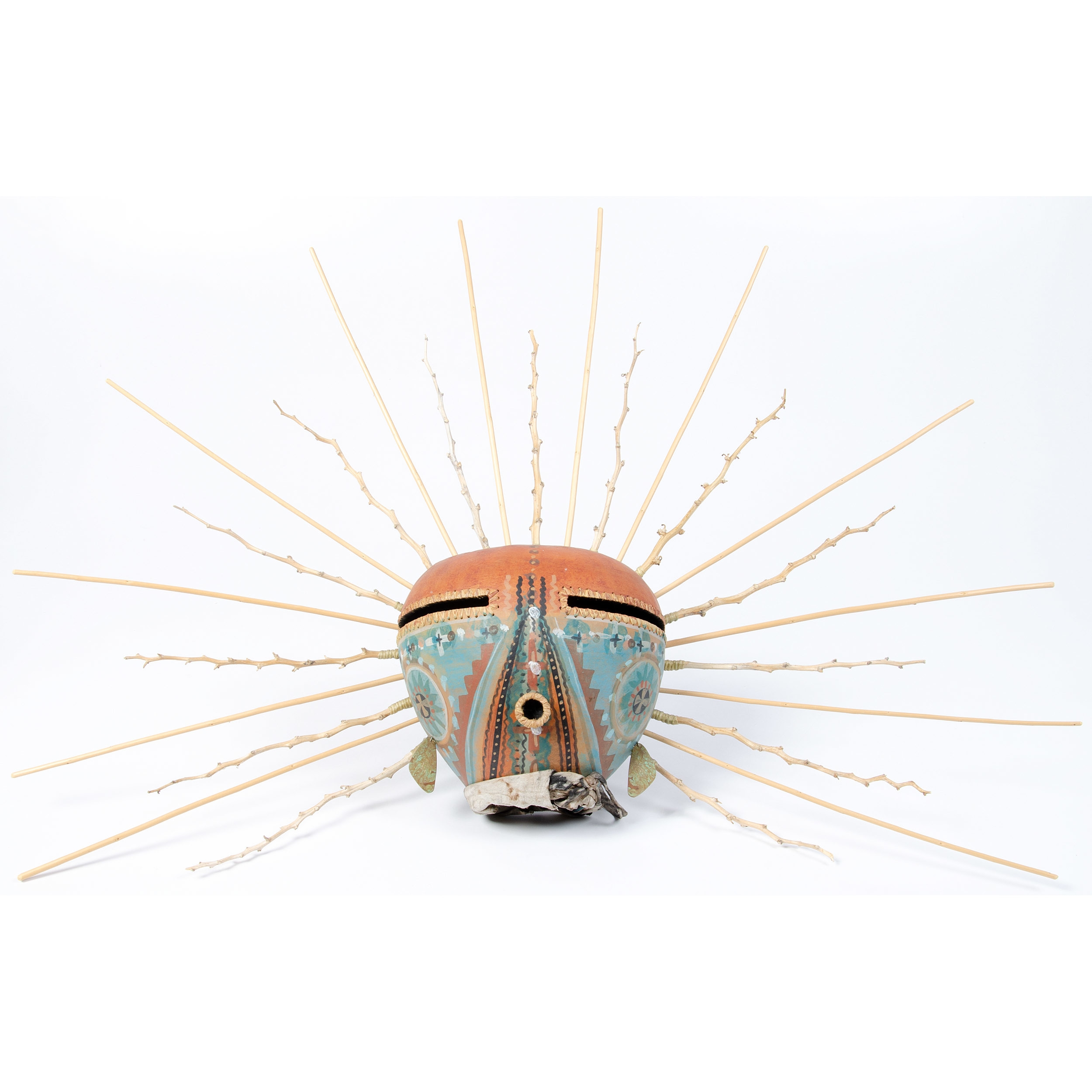 Robert Rivera | lot of 4, includes: Gourd Mudd Head; Gourd Mask Koshare ...