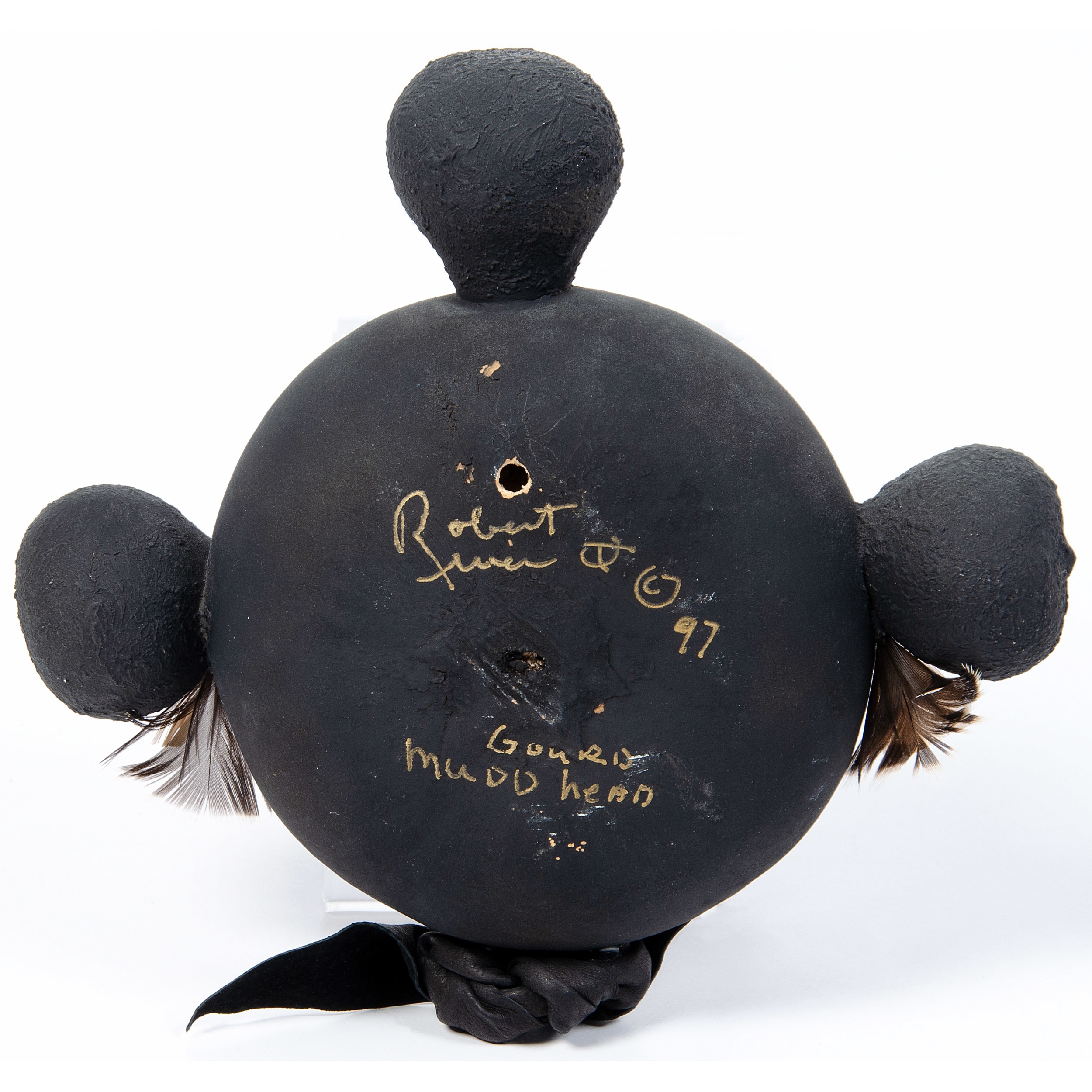 Robert Rivera | lot of 4, includes: Gourd Mudd Head; Gourd Mask Koshare ...