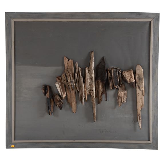 Jane Frank | Jane Frank. Sculptural Landscape Cool Grey (1964) | MutualArt