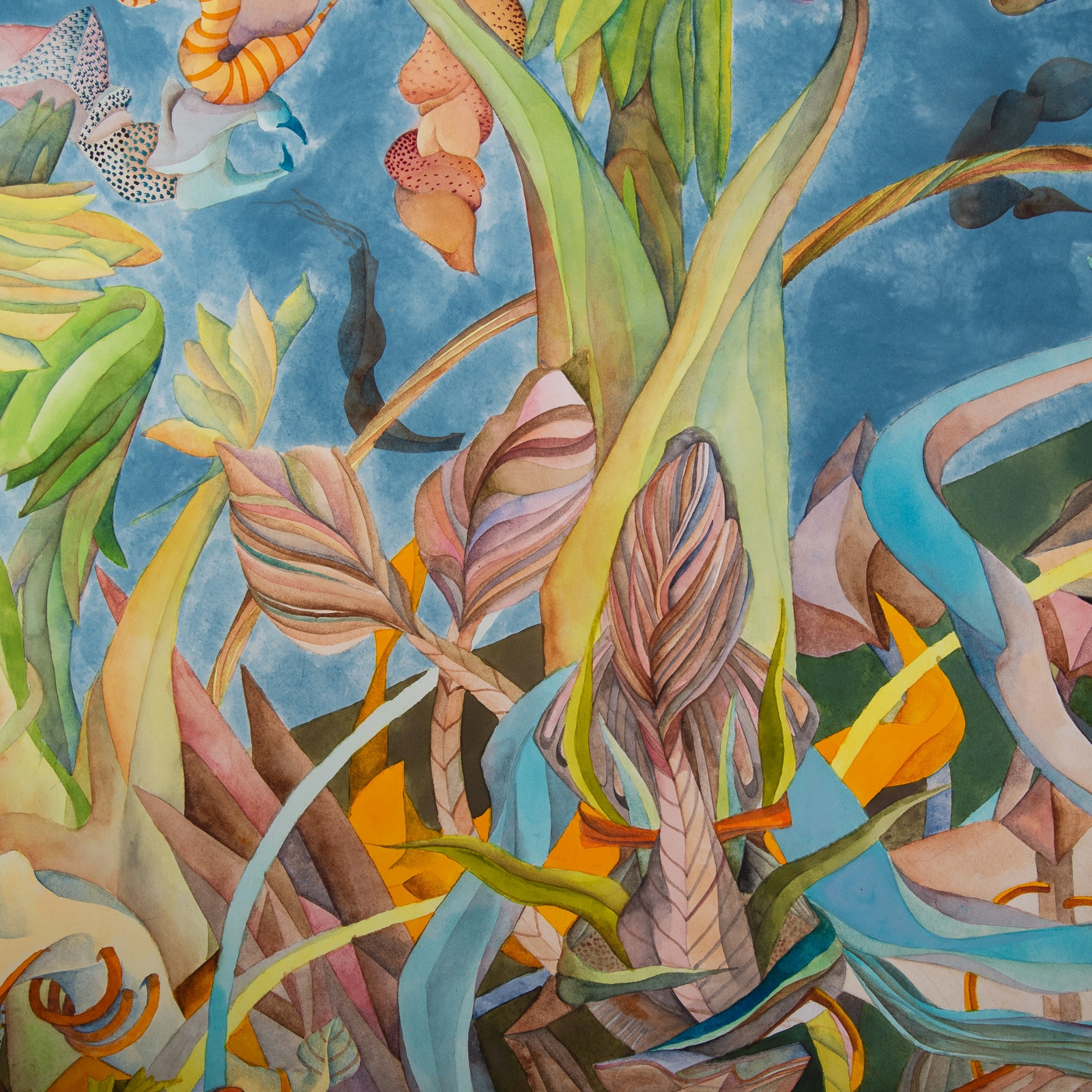 Judy Garfin | Tropical Floral Watercolor | MutualArt