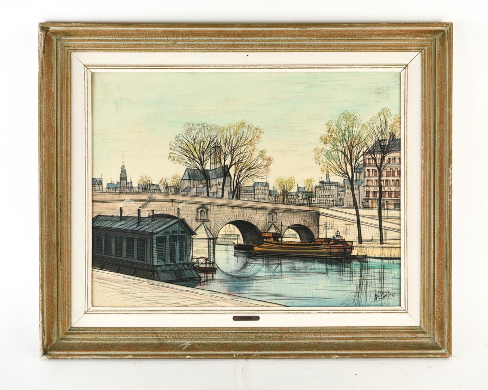 Paul Lambert | View of Notre Dame from the Seine | MutualArt