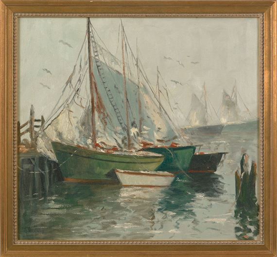 Ricciardi Cesare | Harbor Scene | MutualArt