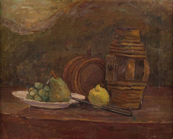Leonard Pękalski | Martwa natura z baryłkami | MutualArt