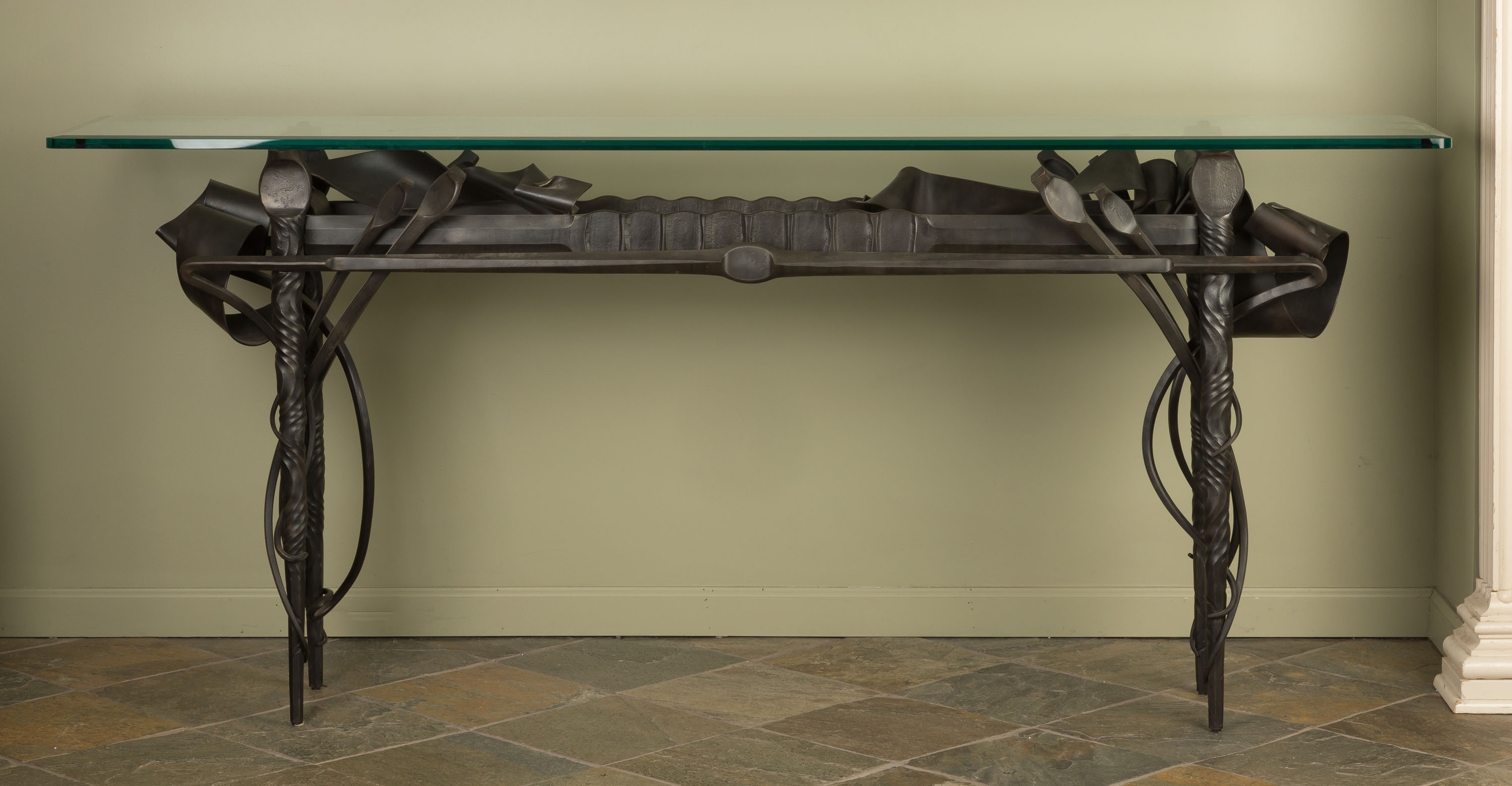 Albert Paley | Outstanding & Unusual Console Table (1989) | MutualArt