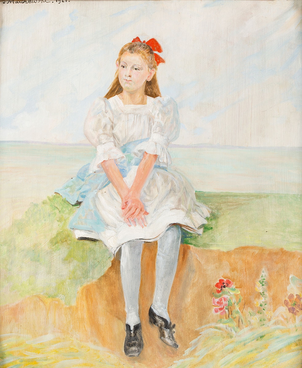 Jacek Malczewski | Portrait of artist's granddaughter - Jacenta ...