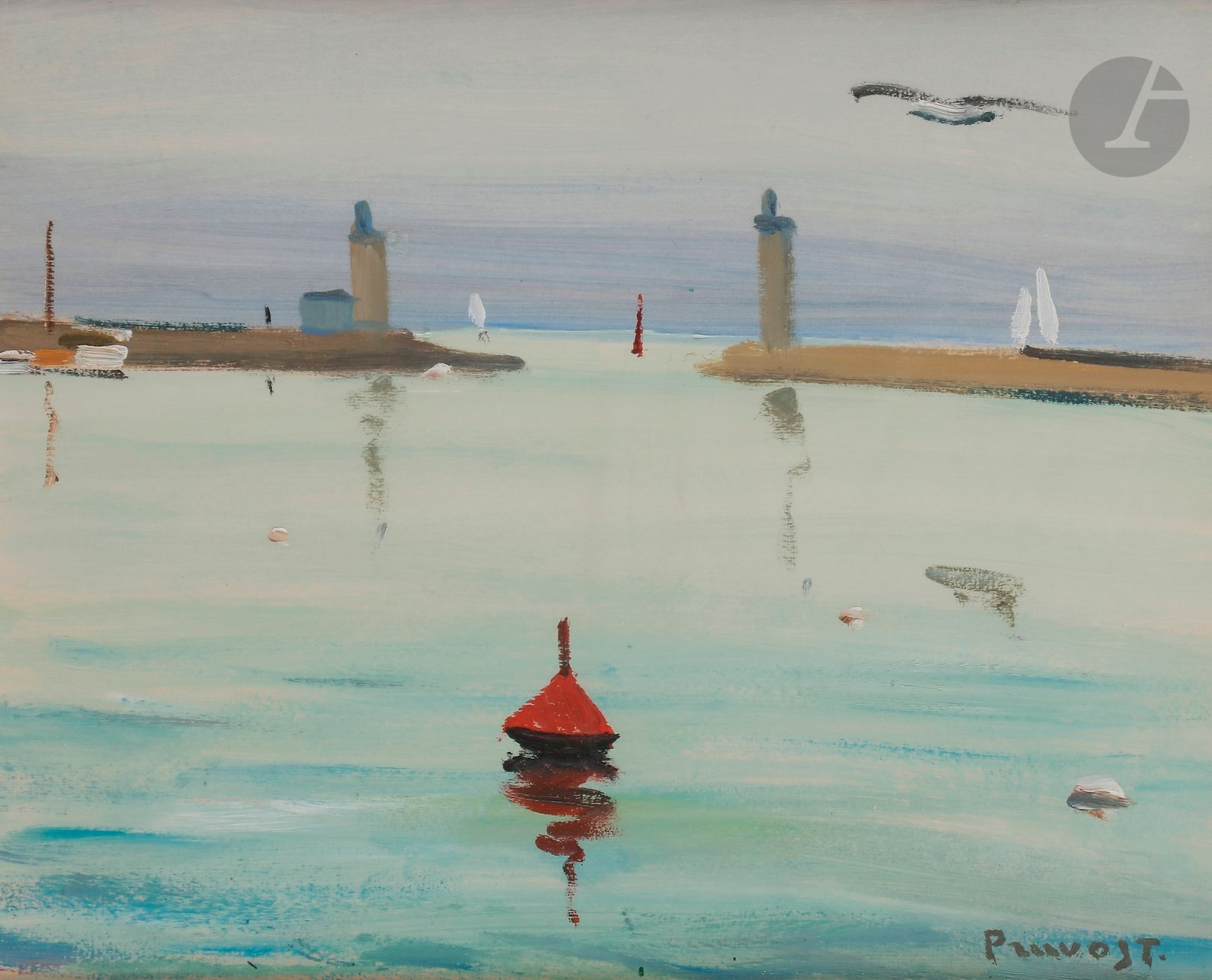 Pierre Pruvost | L’Entrée du port | MutualArt
