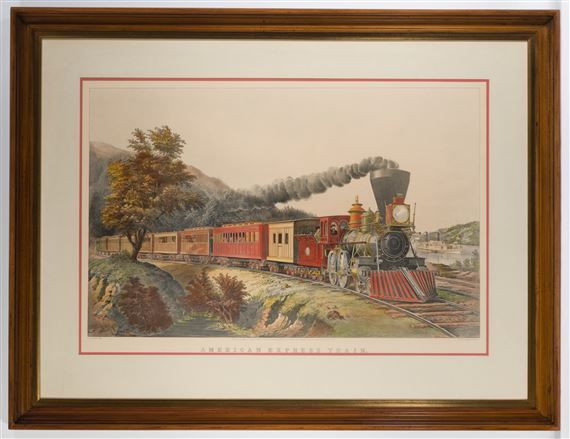 Currier & Ives | American Express Train | MutualArt