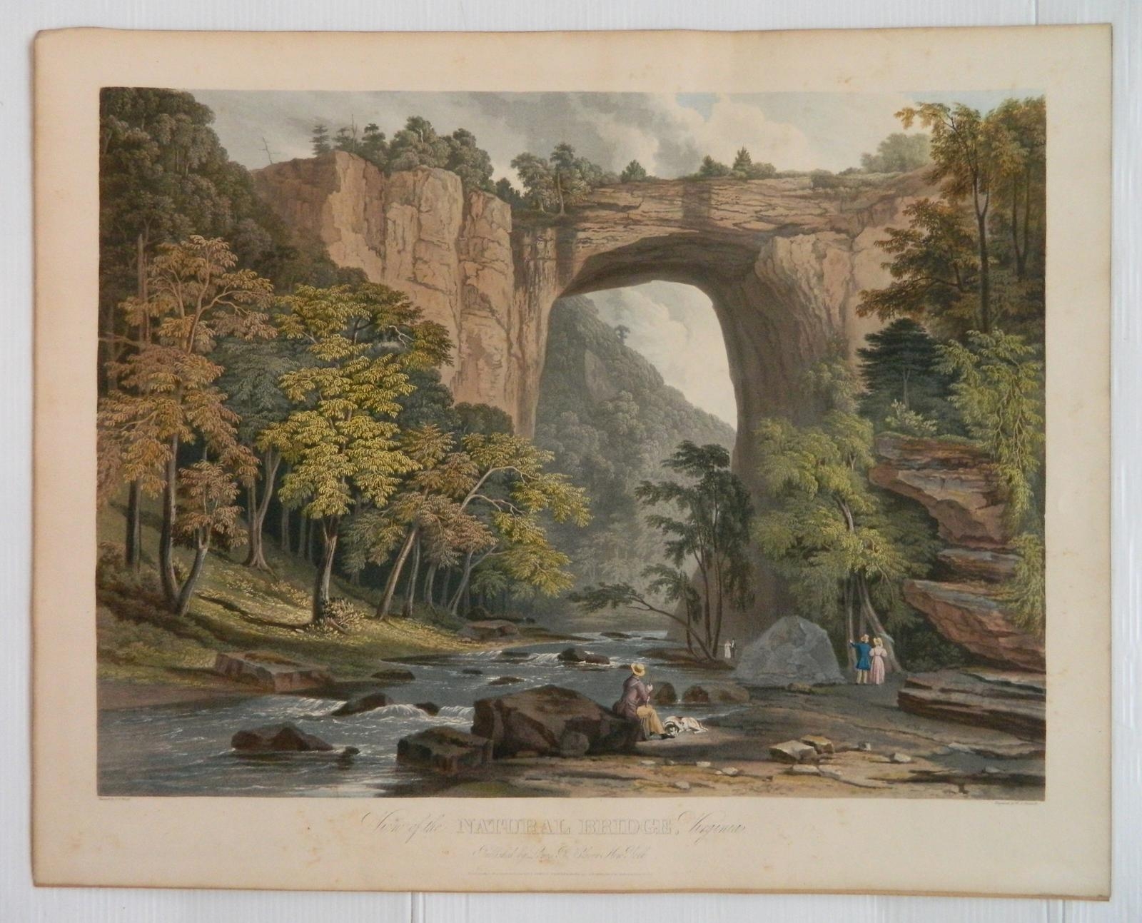 Jacob Caleb Ward | The Natural Bridges Virginia (1835) | MutualArt
