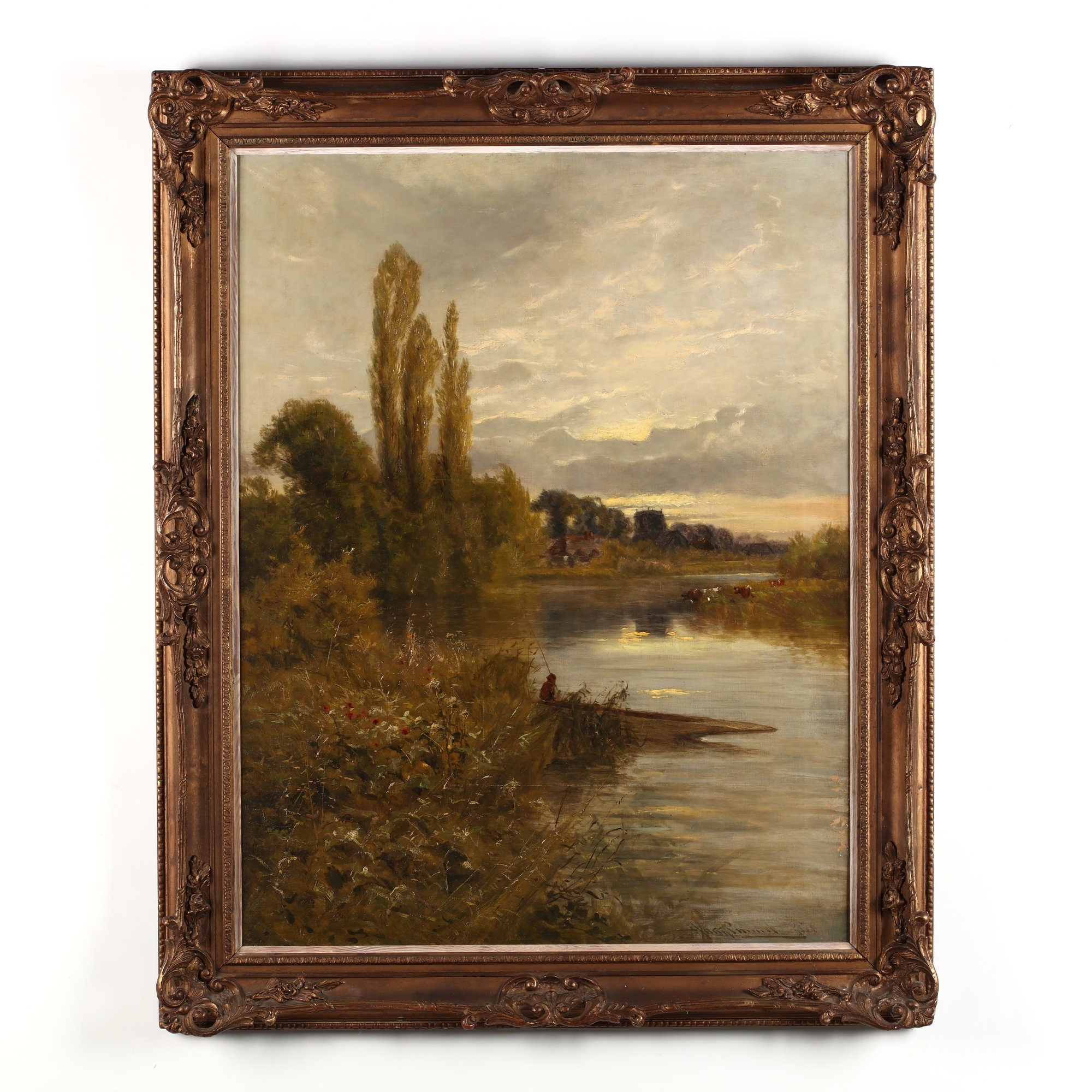 Harry Pennell | Fishing Along the River | MutualArt
