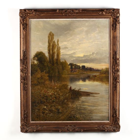 Harry Pennell | Fishing Along the River | MutualArt