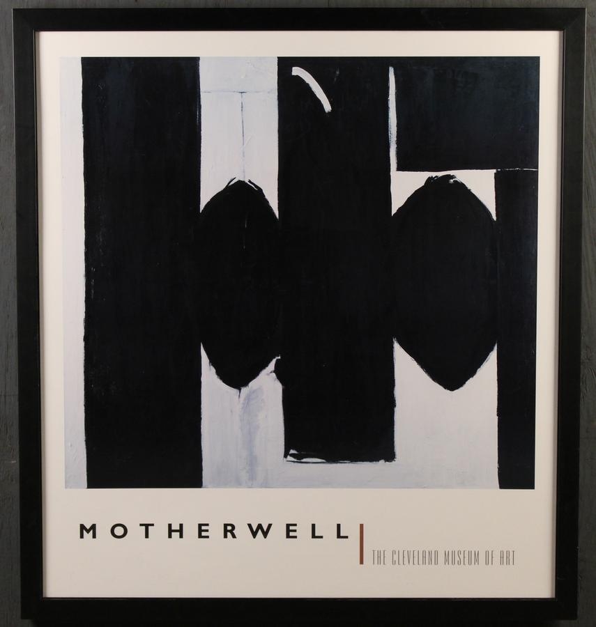 Robert Motherwell | EXHIBITION POSTER FOR THE CLEVELAND MUSEUM OF ART ...