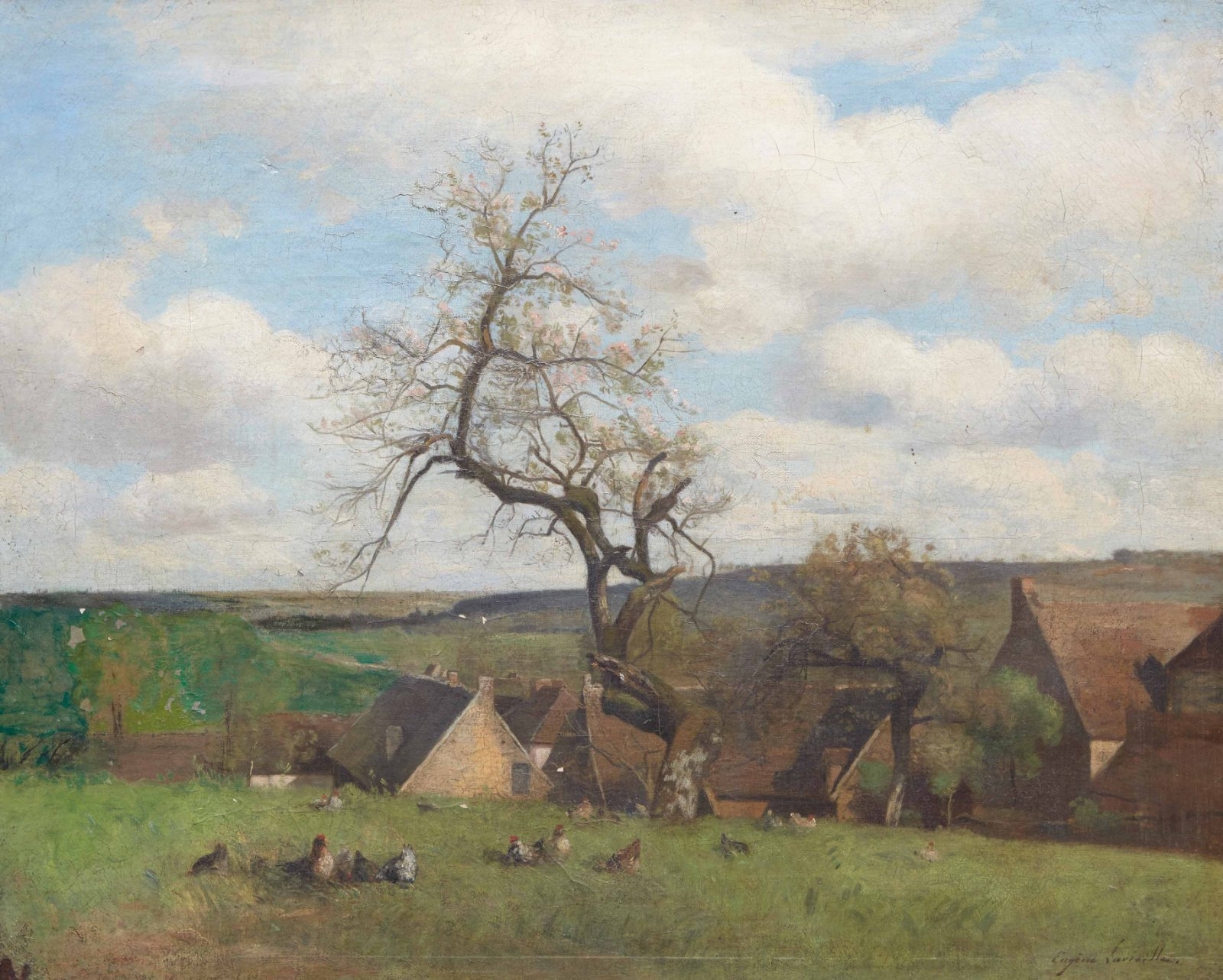 Eugène Antoine Samuel Lavieille | Les vieux pommiers de Beau buisson à Moutiers Du Perche (1884 ...