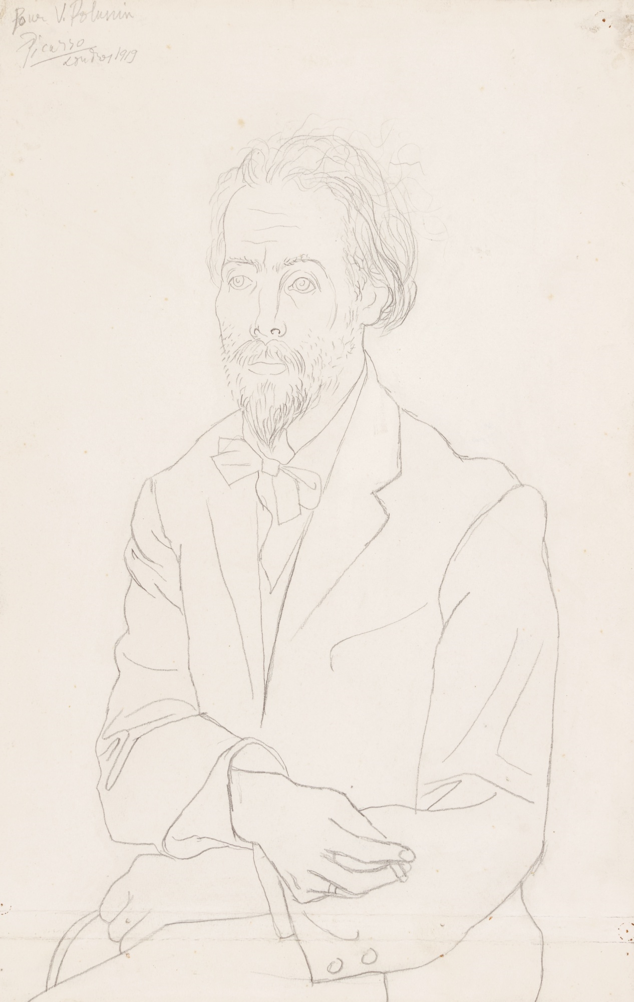 Pablo Picasso | PORTRAIT OF VLADIMIR POLUNIN (1919) | MutualArt