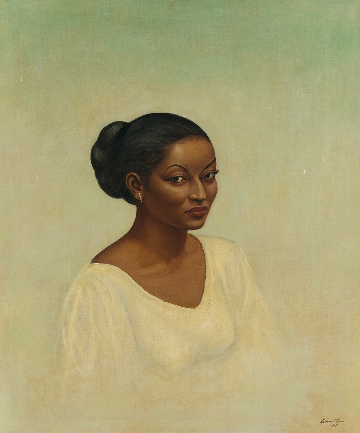 Samuel Albert Countee | Portrait of Beauty (1949) | MutualArt