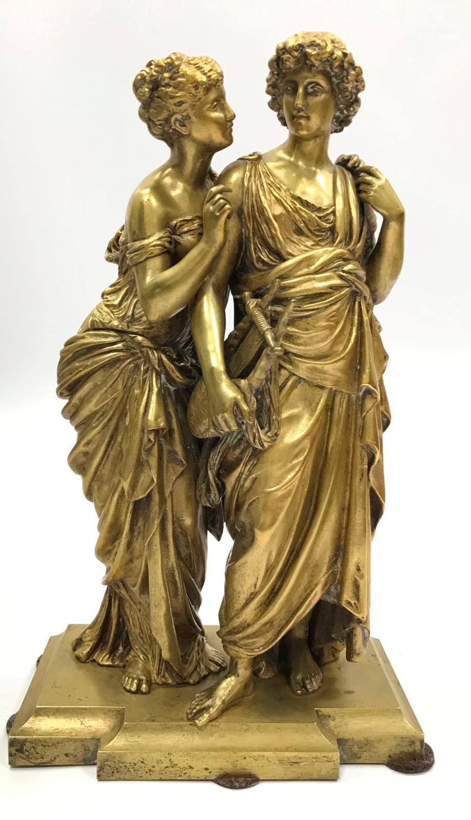 French School, 19th Century | Apollon et une muse (19th Century ...