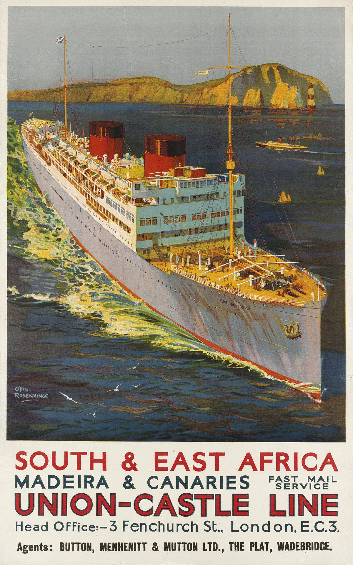 Odin Rosenvinge | UNION-CASTLE LINE (1928) | MutualArt