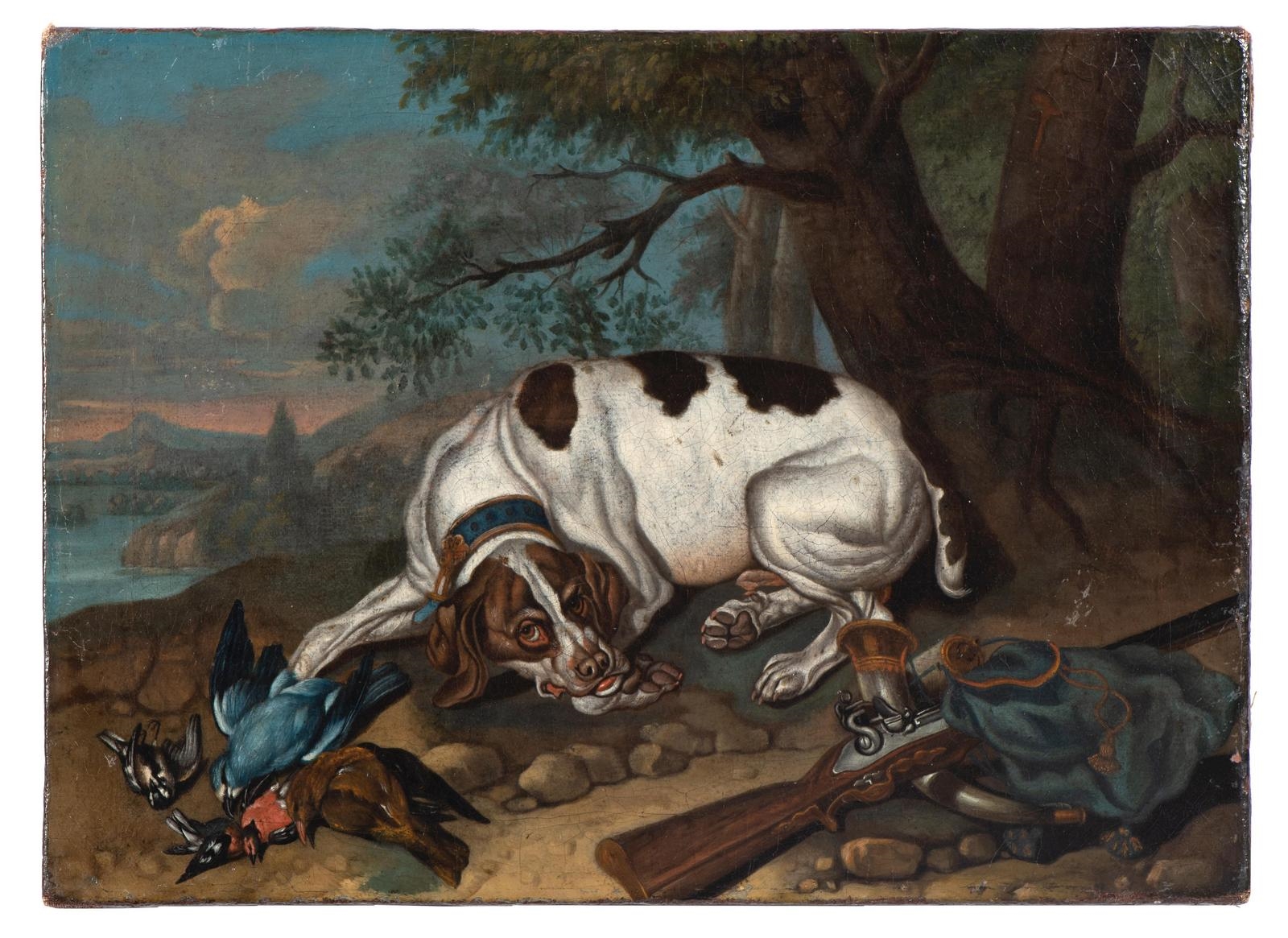 Dutch School, 18th Century | Hunting Hound with Game | MutualArt