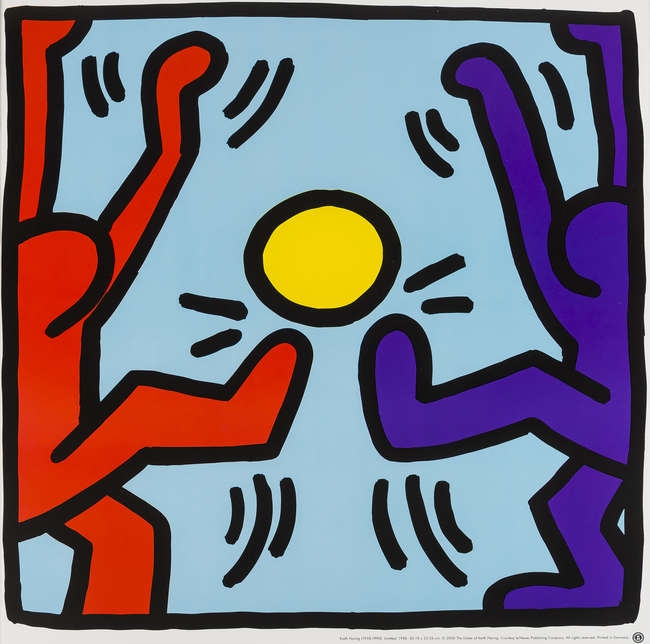 Keith Haring | Untitled (Playing People) | MutualArt