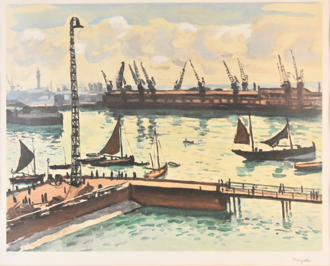 Albert Marquet | Le port d'Alger | MutualArt