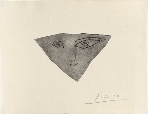 Pablo Picasso | Visage triangulaire (1960 - 1961) | MutualArt