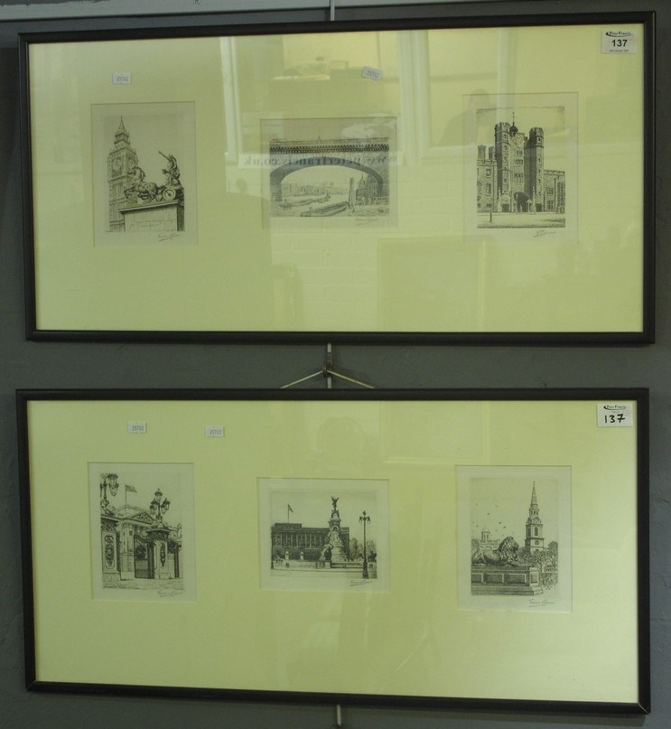 Graham Clilverd | Six works: studies of Buckingham Palace and other ...