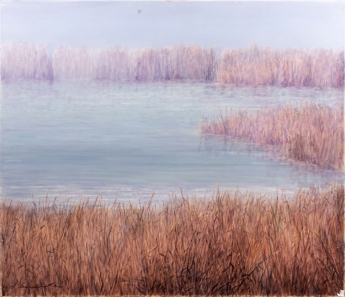 Hermann Dieste | Schilfsgestrupp am Wasser | MutualArt