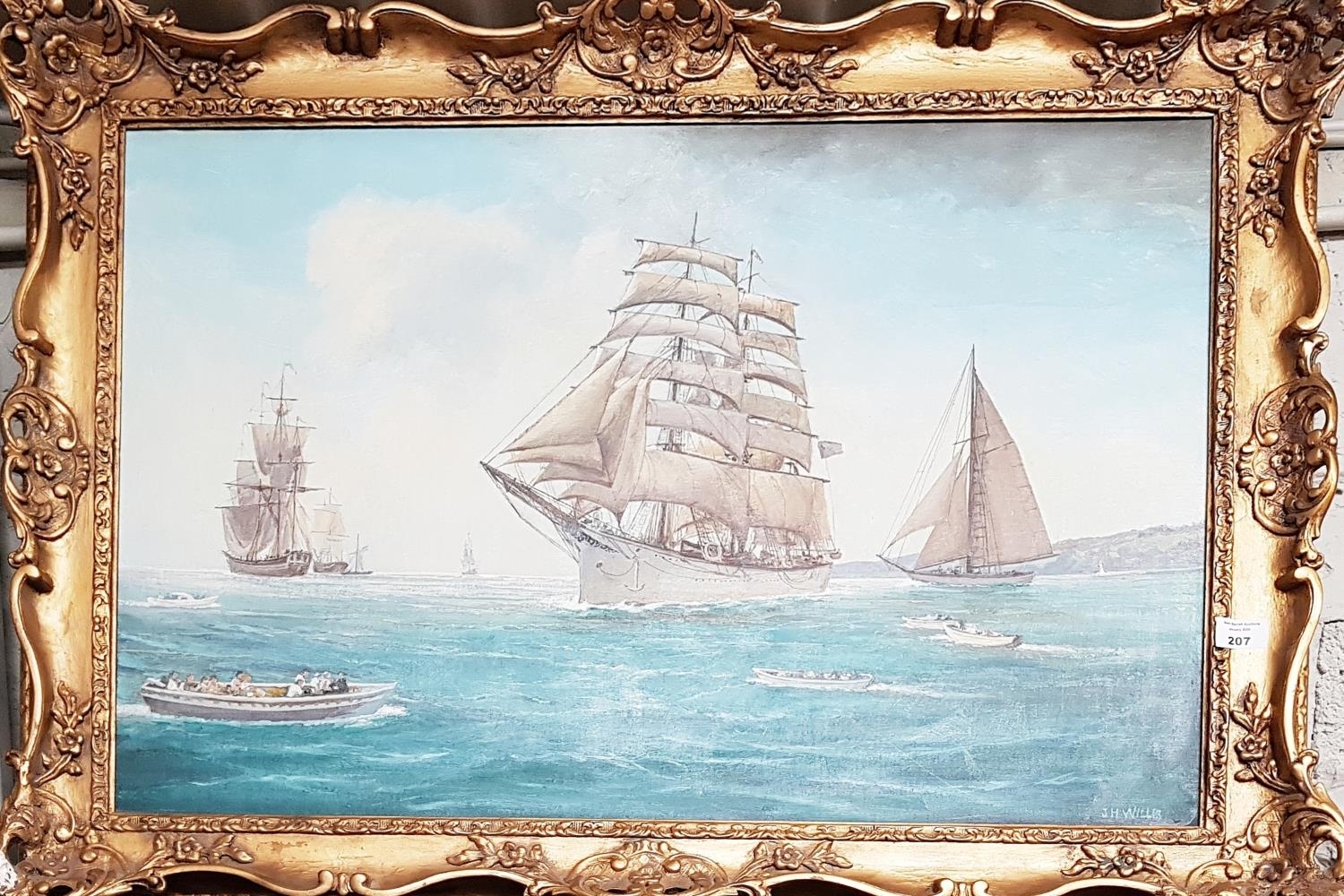 J. H. Willis | Ships in full sail | MutualArt