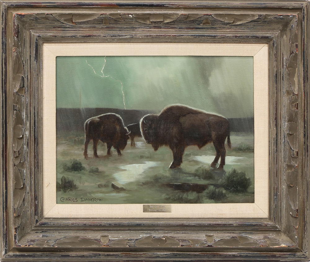 Charles Damrow | Buffalo Storm | MutualArt