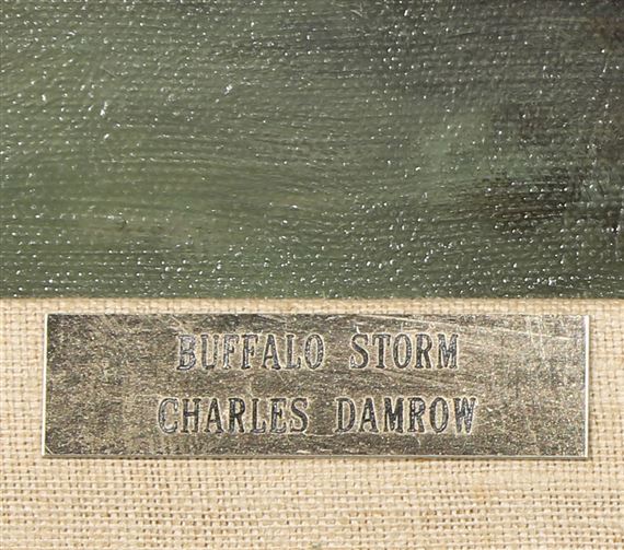 Charles Damrow | Buffalo Storm | MutualArt