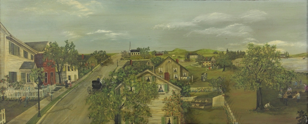 Edward Francis Rook | Village Scene | MutualArt