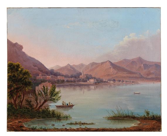 Henry Jaeckel | A View of Lake Como | MutualArt