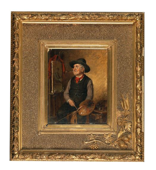 Hermann Armin Kern | A Painter at the Easel | MutualArt