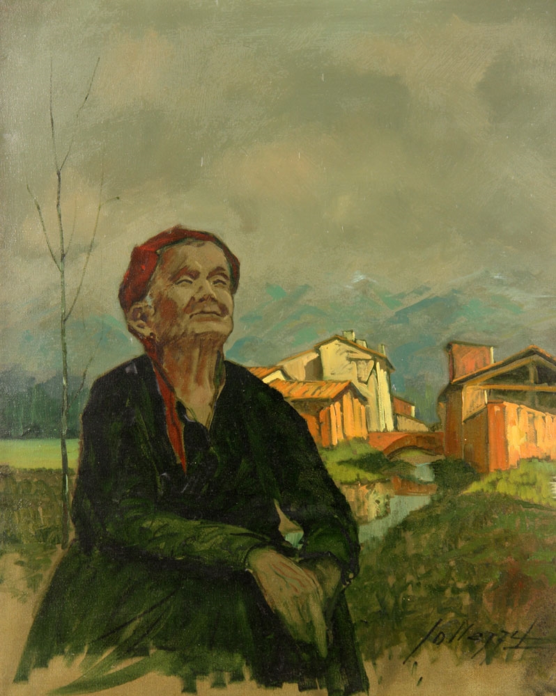Lucio Sollazzi | Woman in Village | MutualArt
