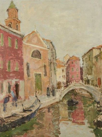 Edward le Bas | Venetian Canal | MutualArt