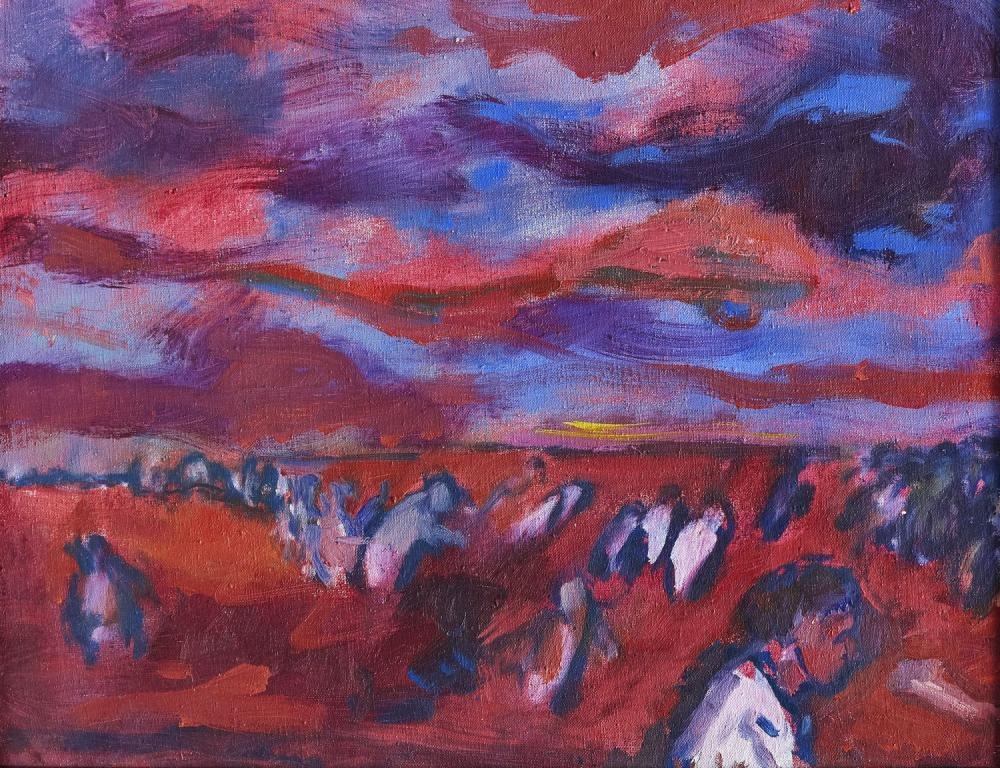 Arnold van Praag | Crossing the Red Sea (1989) | MutualArt