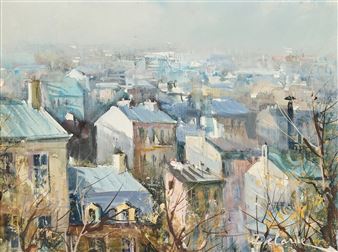 Lucien Delarue | La Seine a Paris | MutualArt