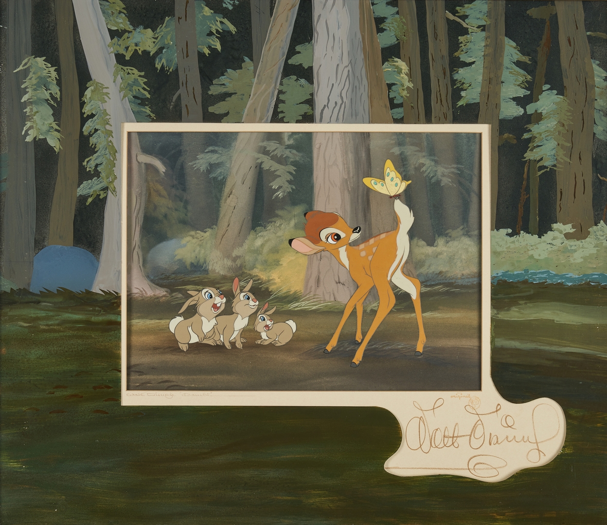 Walt Disney | Bambi animation cel (1942) | MutualArt