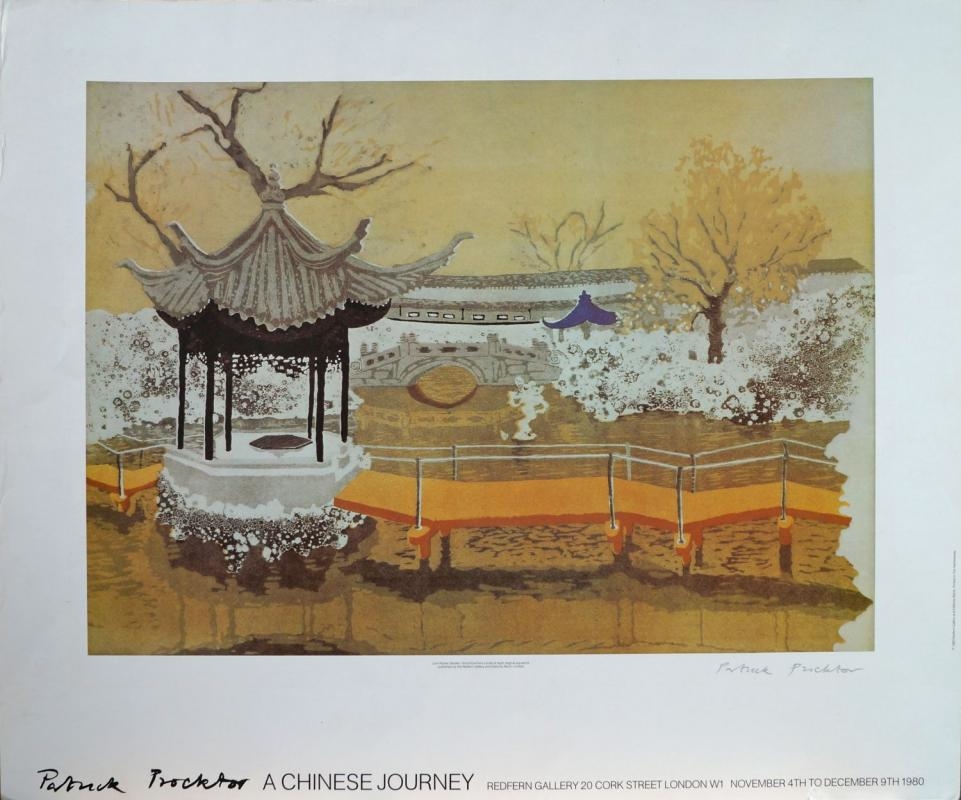 Patrick Procktor | Poster for the exhibition 'A Chinese Journey' at the ...