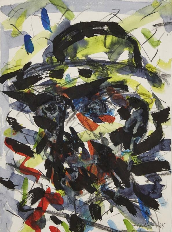 Friedemann Hahn | Kopf nach van Gogh (1985) | MutualArt
