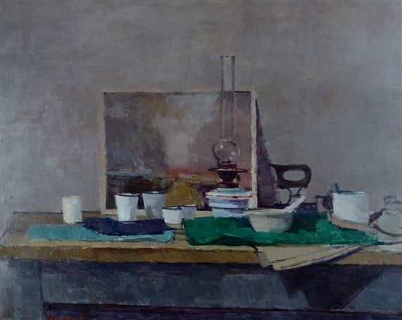 William Brooker | Composition in the Studio (1959) | MutualArt