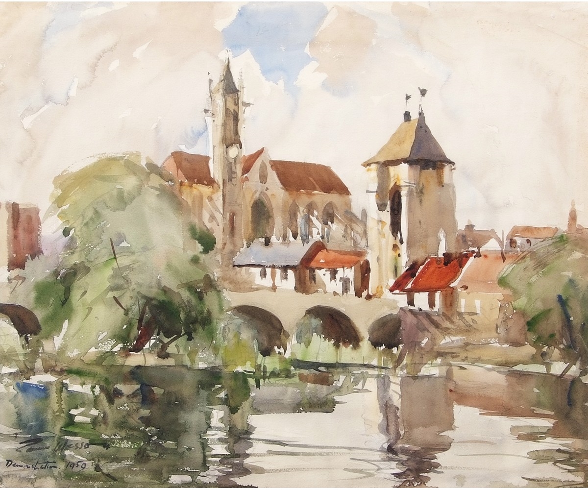 Edward Wesson | Moret-Sur-Loing, France (1950) | MutualArt