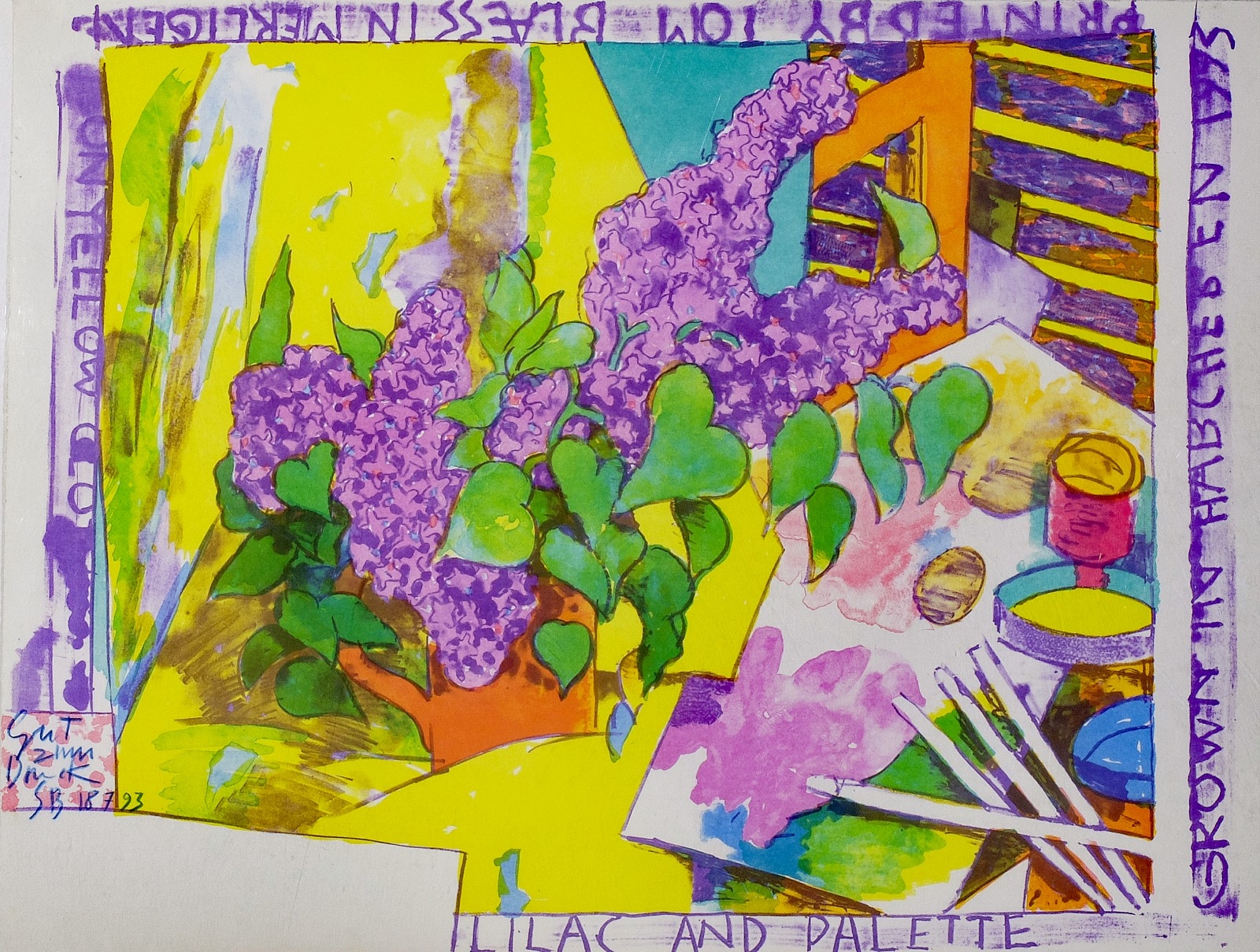 Samuel Buri | Lilac and Palette (1993) | MutualArt