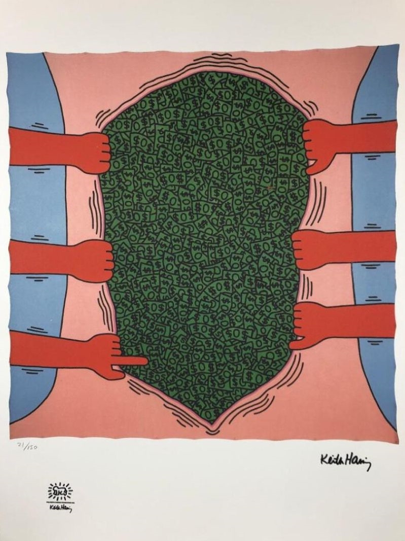 Keith Haring | Dollars | MutualArt
