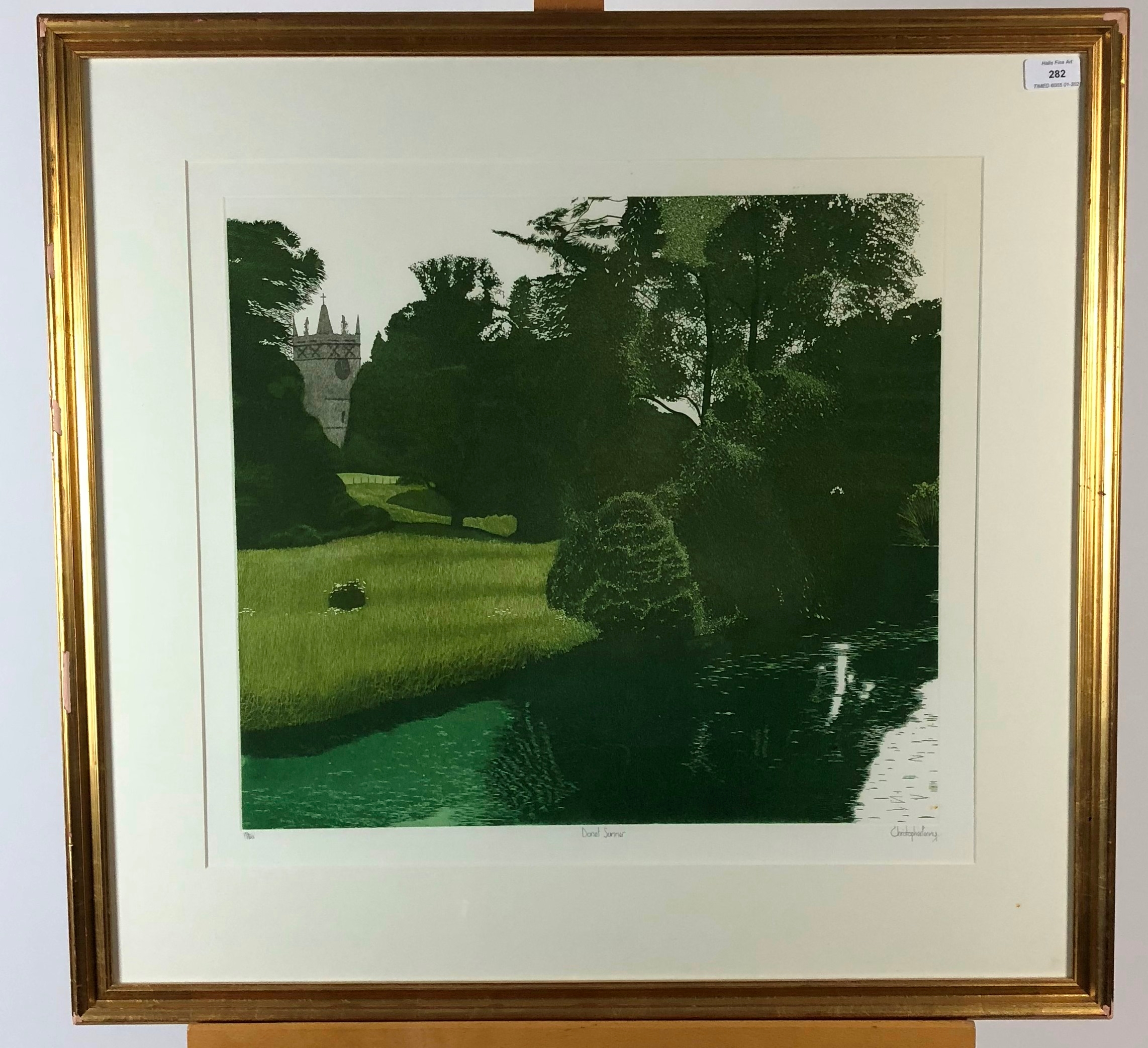 Christopher Penny | Two works: Dorset Summer and River Scene | MutualArt