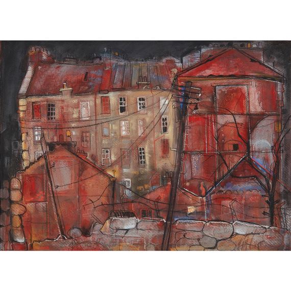David Toner | RED TENEMENT | MutualArt