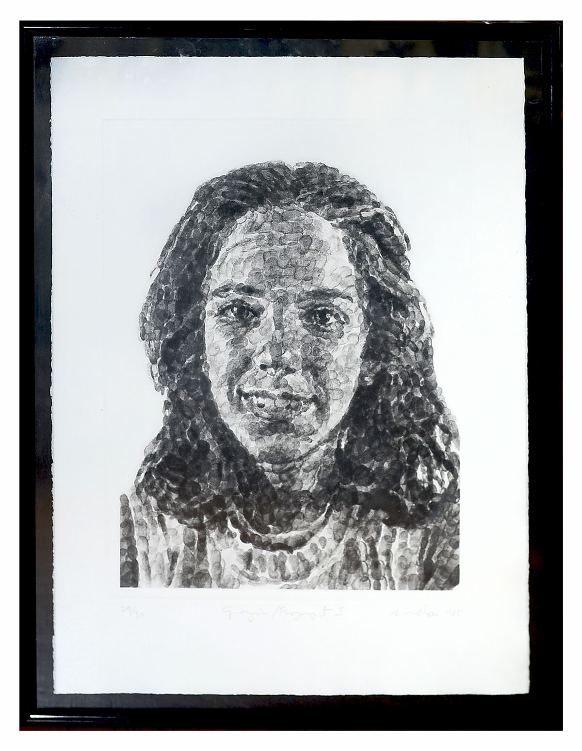 Chuck Close | GEORGIA (1984) | MutualArt