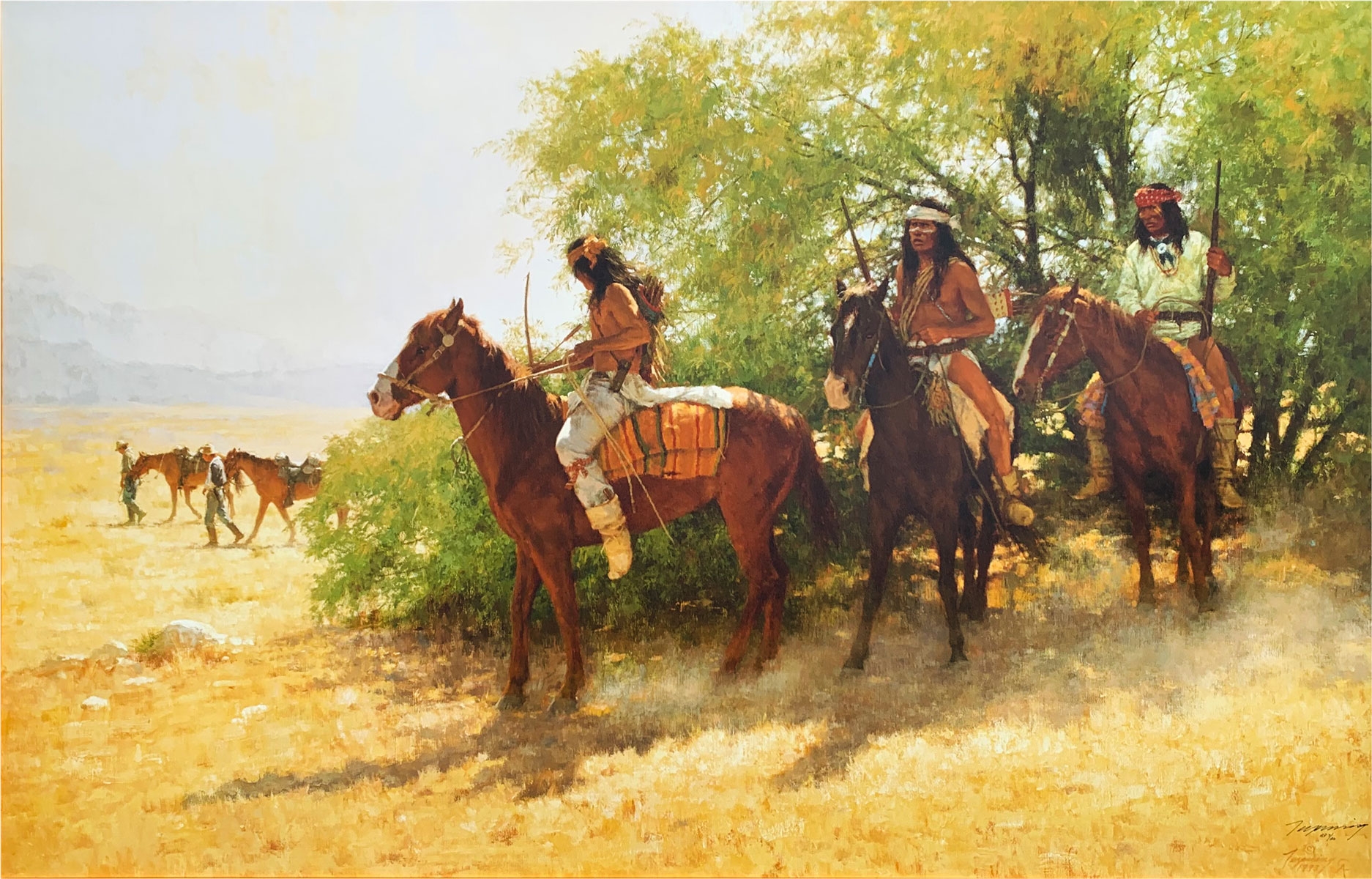 Howard Terpning | The Stragglers | MutualArt