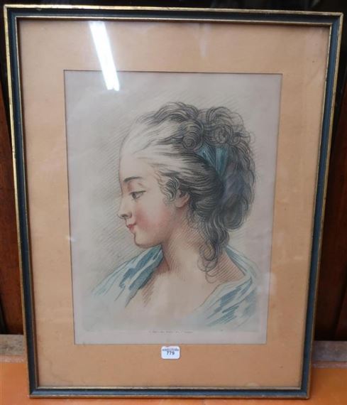 François Boucher | PORTRAIT DE JEUNE FEMME | MutualArt
